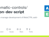 Github Automatic Controls Addon Dev Script Script To Manage