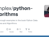 Github Tomplex Python Algorithms Going Through Examples In The Book