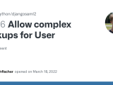 Allow Complex Lookups For User Issue 326 Identitypython
