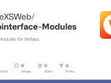Github Vortexsweb Webinterface Modules Create Modules For Vortexs