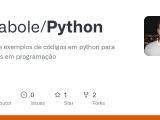 Github Chabole Python Ajudas E Exemplos De Códigos Em Python Para