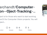 Github Eswarchandt Computer Vision Oject Tracking Using Opencv And