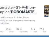Github Robomaster S1 Python Examples Robomaster S1 Python Examples