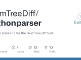 Github Gumtreediff Pythonparser A Python Backend For The Gumtree