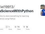 Github Gabriel19913 Datasciencewithpython A Repository To Store