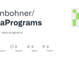 Github Juanbohner Javaprograms Repo For Java Programs