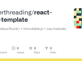 Github Hyperthreading React Spa Template React Redux Thunk