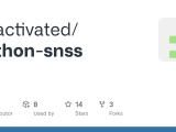 Github Deactivated Python Snss
