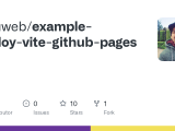 Github Bluuweb Example Deploy Vite Github Pages