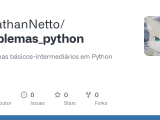 Github Jonathannetto Problemas Python Problemas Básicos