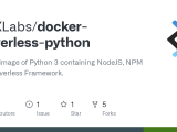 Github Dnxlabs Docker Serverless Python Docker Image Of Python 3