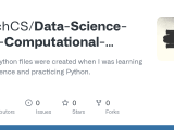 Github Larchcs Data Science And Computational Thinking Using Python