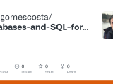 Github Joaogomescosta Databases And Sql For Data Science With Python