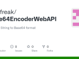 Github Scarfreak Base64encoderwebapi Convert String To Base64 Format