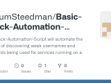 Github Callumsteedman Basic Attack Automation Script The Attack