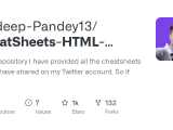 Github Pradeep Pandey13 Cheatsheets Html Css Javascript In This