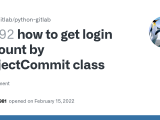How To Get Login Account By Projectcommit Class Issue 1892 Python