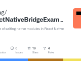 Github Tweag Reactnativebridgeexample Example Of Writing Native