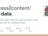Github Access2content Git Data Extract Meaningful Data From A Git