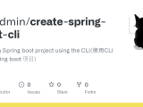 Github Czfadmin Create Spring Boot Cli Create A Spring Boot Project