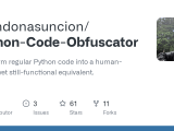 Github Brandonasuncion Python Code Obfuscator Transform Regular