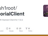 Github Bush1root Tutorialclient Minecraft Hacked Client For 1 12 2