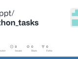 Github Zipppt Python Tasks