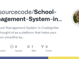 Github Freesourcecode School Management System In Php Codeigniter