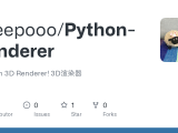 Github Sheepooo Python Renderer A Python 3d Renderer 3d渲染器