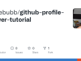 Github Codebubb Github Profile Viewer Tutorial