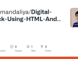 Github Om Mandaliya Digital Clock Using Html And Css