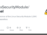 Github Linuxsecuritymodule Kernel Github Mirror Of The Linux