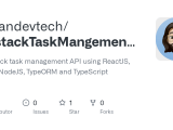 Github Doriandevtech Fullstacktaskmangementapi A Fullstack Task