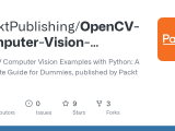 Github Packtpublishing Opencv Computer Vision Examples With Python A