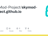 Issues Skymod Project Skymod Project Github Io Github