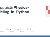 Github Chappuis5 Physics Modeling In Python