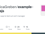 Github Jessicagreben Example Nodejs Example App To Test Out Cert Manager