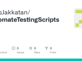 Github Bossjakkatan Automatetestingscripts