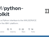 Github Ibm Python Itoolkit Itoolkit Is A Python Interface To The