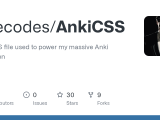 Github Acecodes Ankicss The Css File Used To Power My Massive Anki