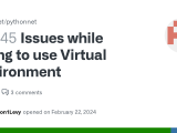 Issues While Trying To Use Virtual Environment Pythonnet Pythonnet