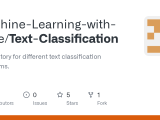 Github Machine Learning With Code Text Classification A Repository