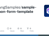 Github Defangsamples Sample Python Form Template