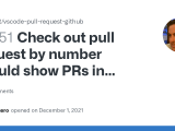 Check Out Pull Request By Number Should Show Prs In Picker Issue
