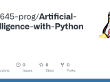 Github Alex645 Prog Artificial Intelligence With Python