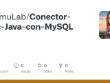 Github Marmuimf Conector Jdbc Java Con Mysql