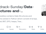 Github Shedrack Sunday Data Structures And Algorithm With Python