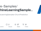 Github Azure Samples Machinelearningsamples Churnprediction