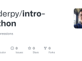 Github Coderpy Intro Python First Impressions