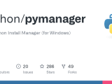 Github Python Pymanager The Python Install Manager For Windows